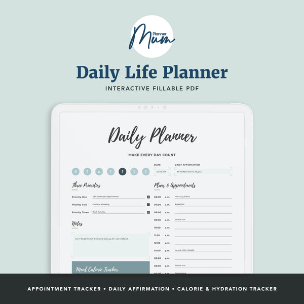 Daily Life Personal Organiser Planner | Planner Mum